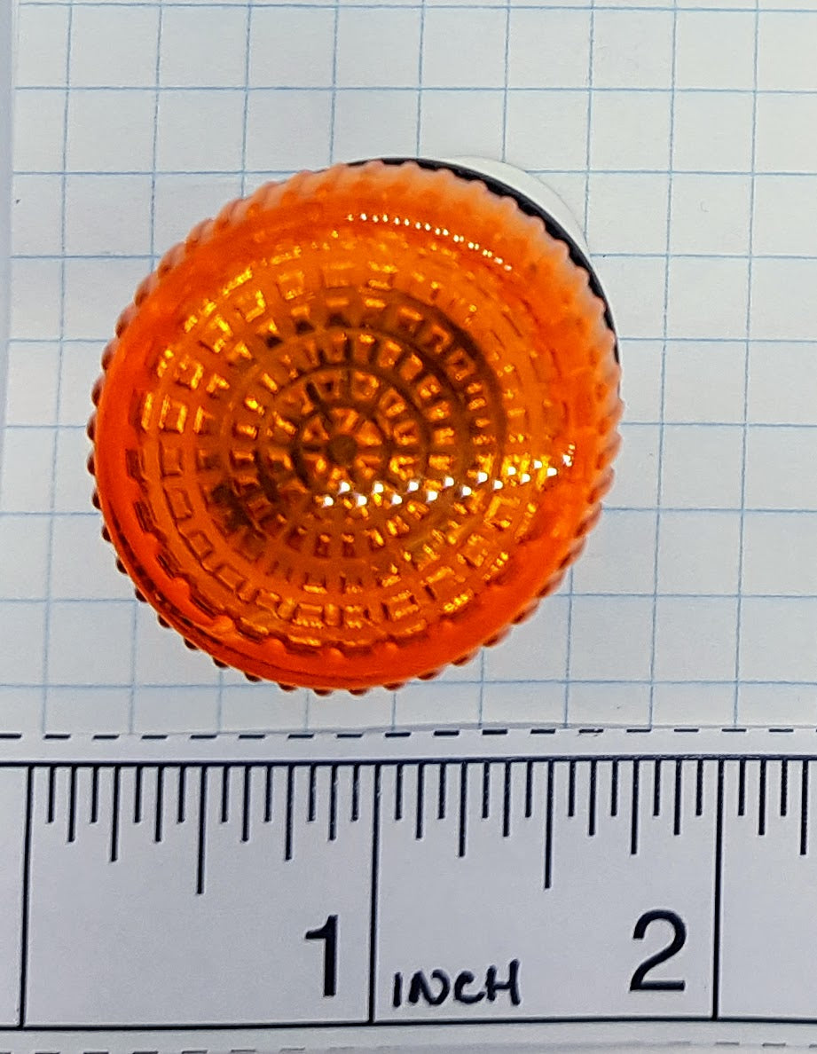 S+S LED Pilot Light & Lens, Amber, 240v – Electram