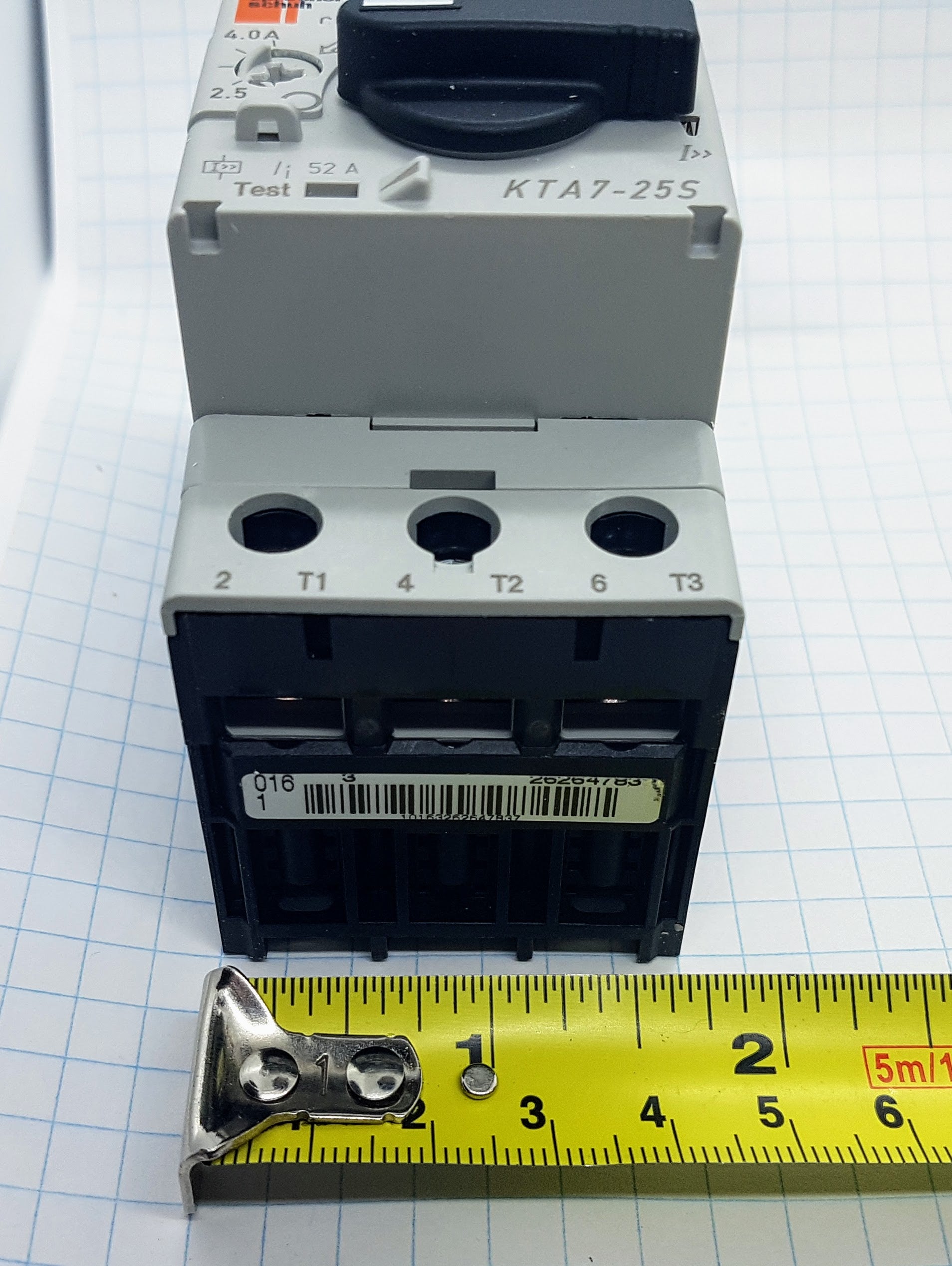 Sprecher Motor Circuit Controller, 2.5-4A, Frame Size 25 – Electram