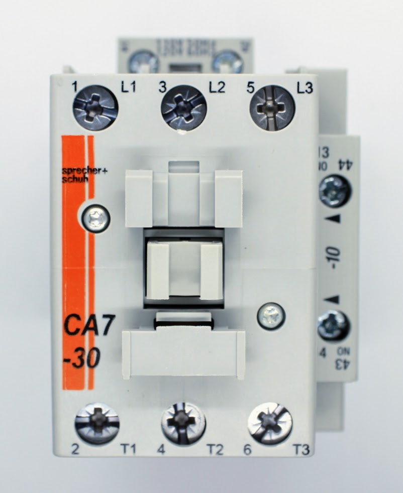S+S Contactor 30A, 120VAC Coil, 1NO Aux Contact – Electram
