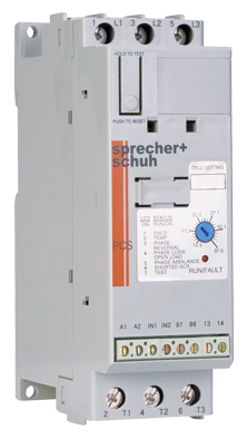 S+S Soft Starter, 85A, 208-600VAC, 100-240VAC Control – Electram